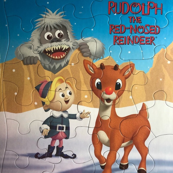 Golden Books | Toys | Rudolph Golden Books Frame Tray Puzzle | Poshmark